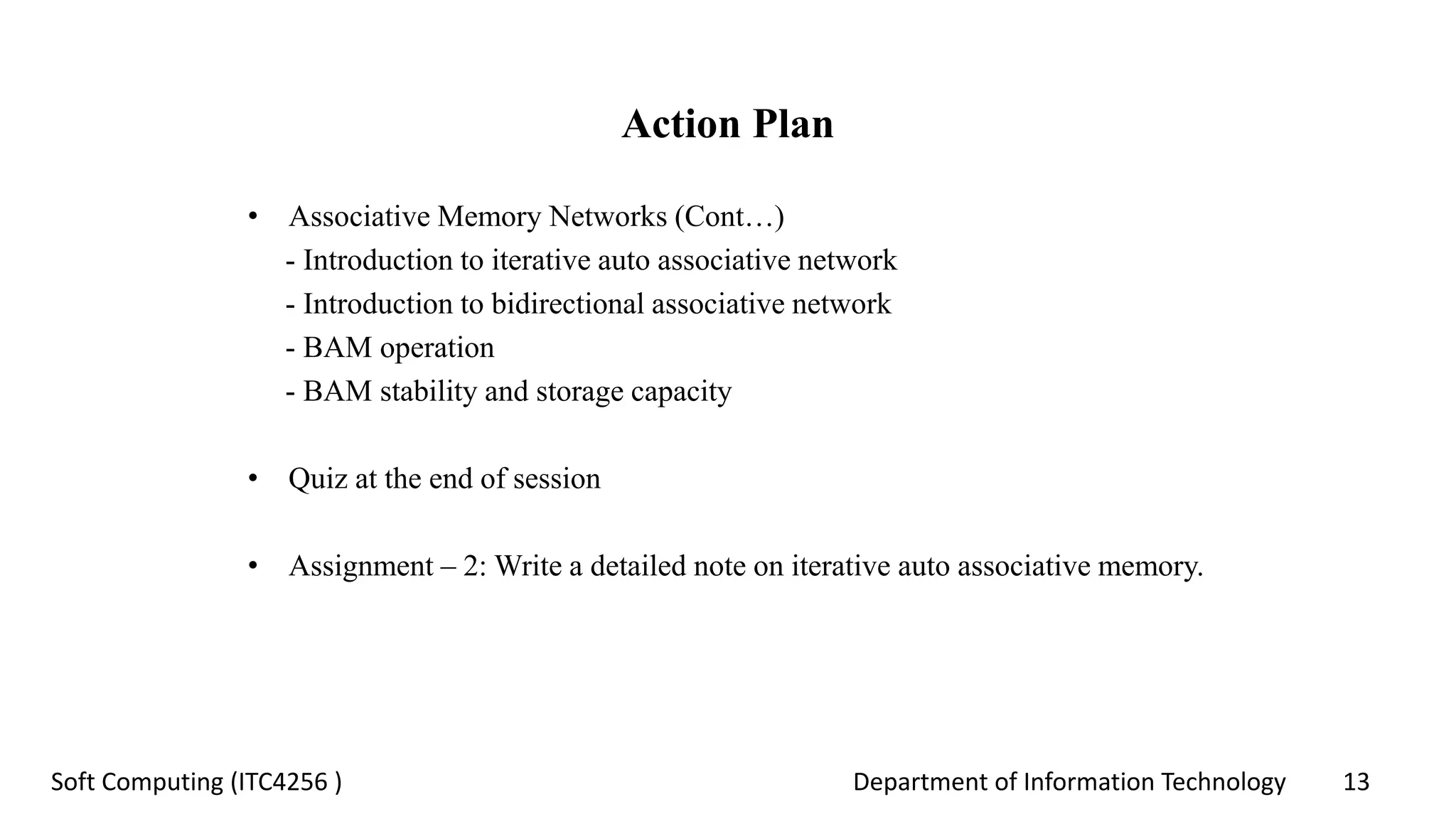 Associative Memory Network Pptx Computing Technology And Computing