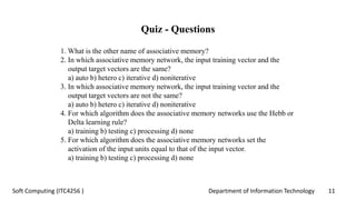 Associative memory network | PPTX