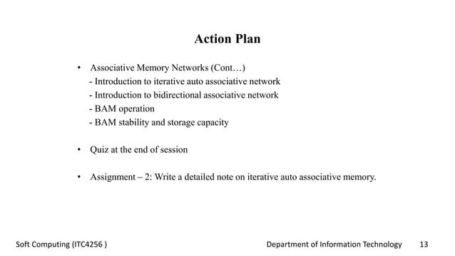 Associative Memory Network Pptx Computing Technology And Computing