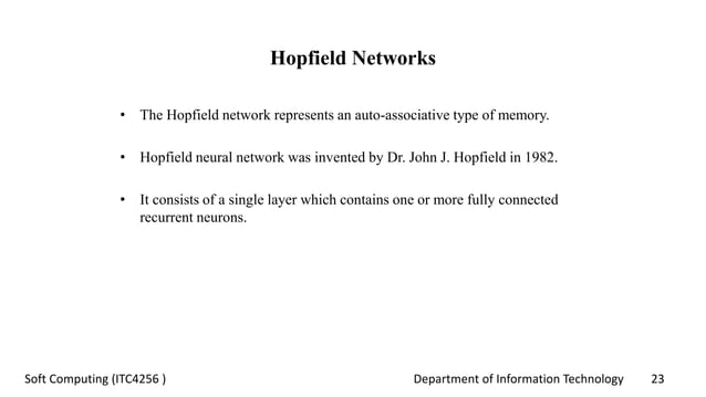 Associative memory network | PPTX | Computing | Technology & Computing