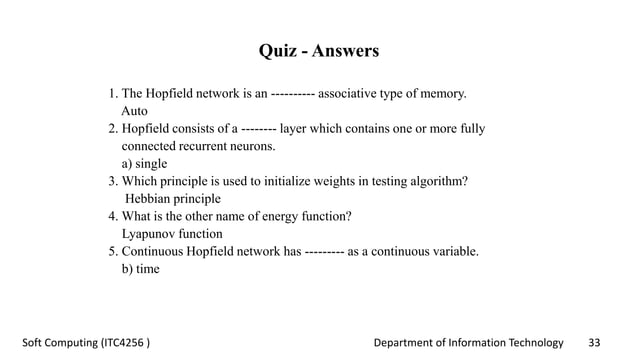 Associative Memory Network Pptx Computing Technology And Computing