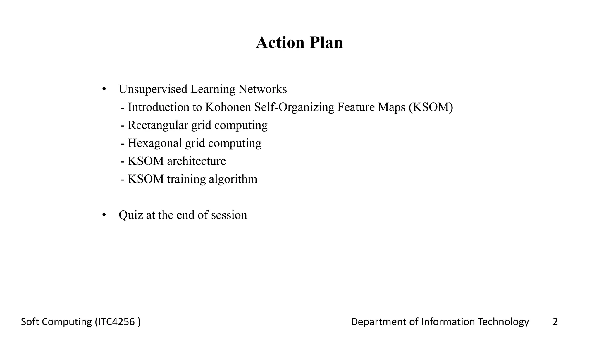 Unsupervised Learning Networks Pptx Computing Technology And Computing