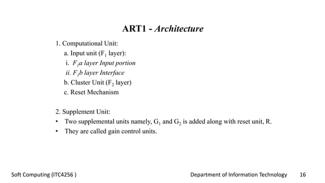 Unsupervised Learning Networks Pptx Computing Technology And Computing
