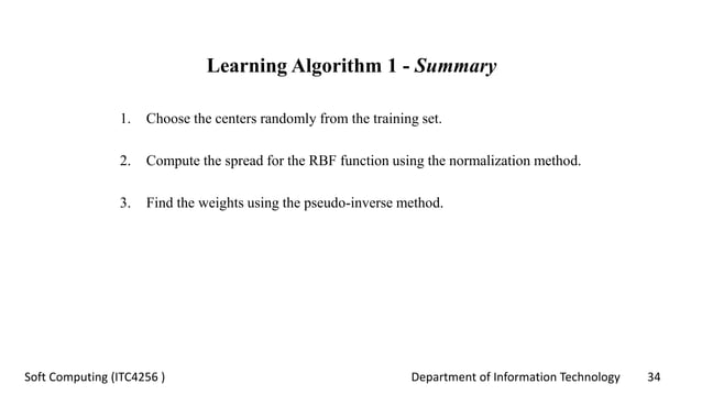 Unsupervised learning networks | PPTX | Computing | Technology & Computing