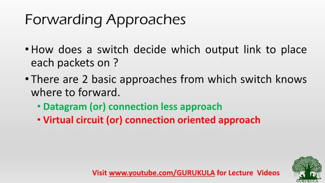 2.9 network layer services packet switching | PDF | Computer Networking | Computing