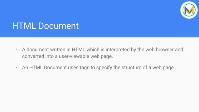 Your first HTML File | PPT