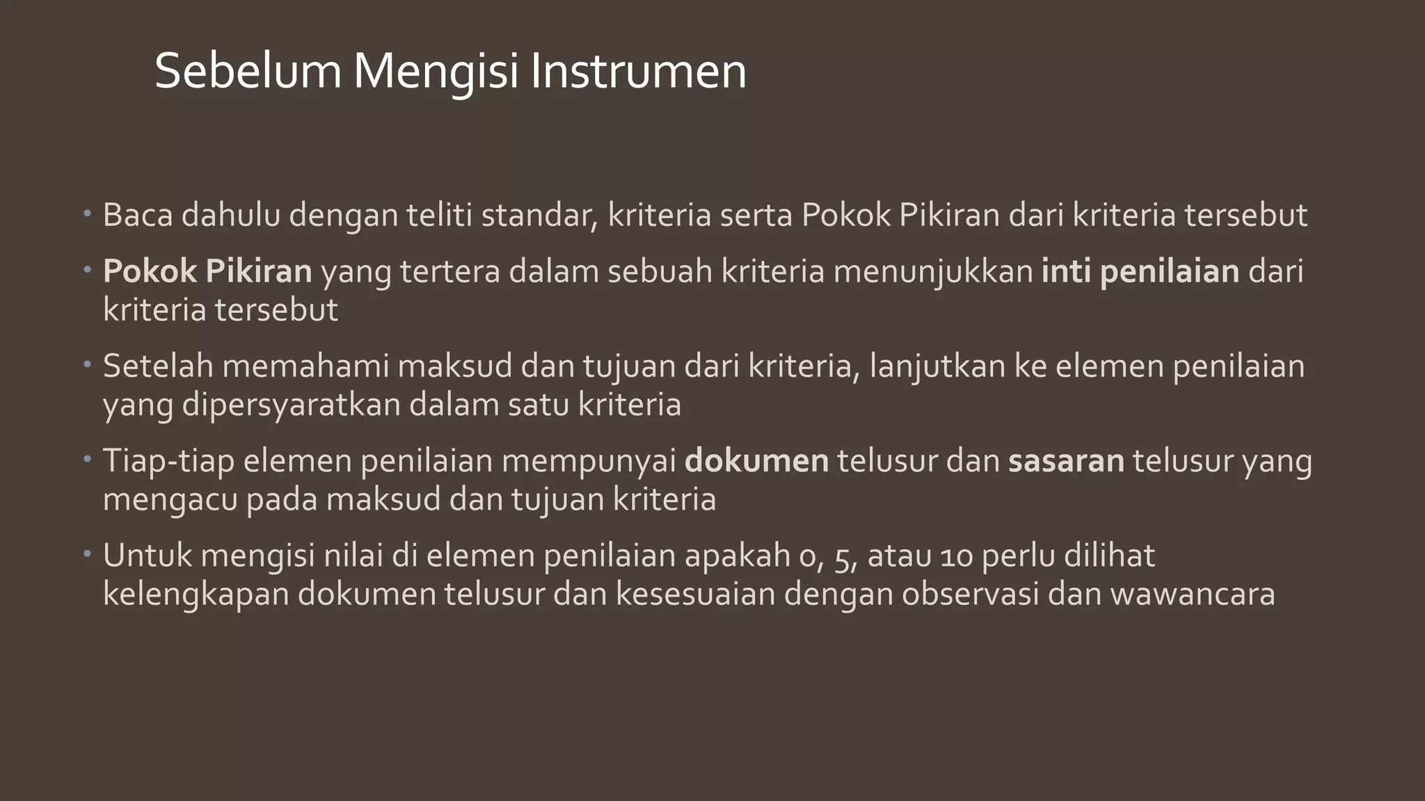 2. standar dan instrumen akreditasi ns | PPTX