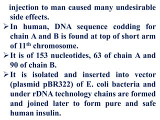 Applications of Recombinant DNA Technology | PPT