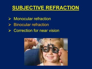 Clinical refraction | PPT