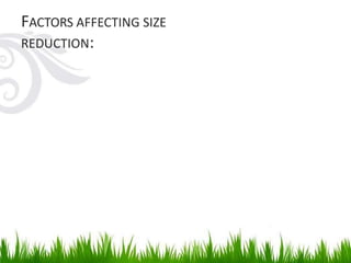 size reduction | PPTX