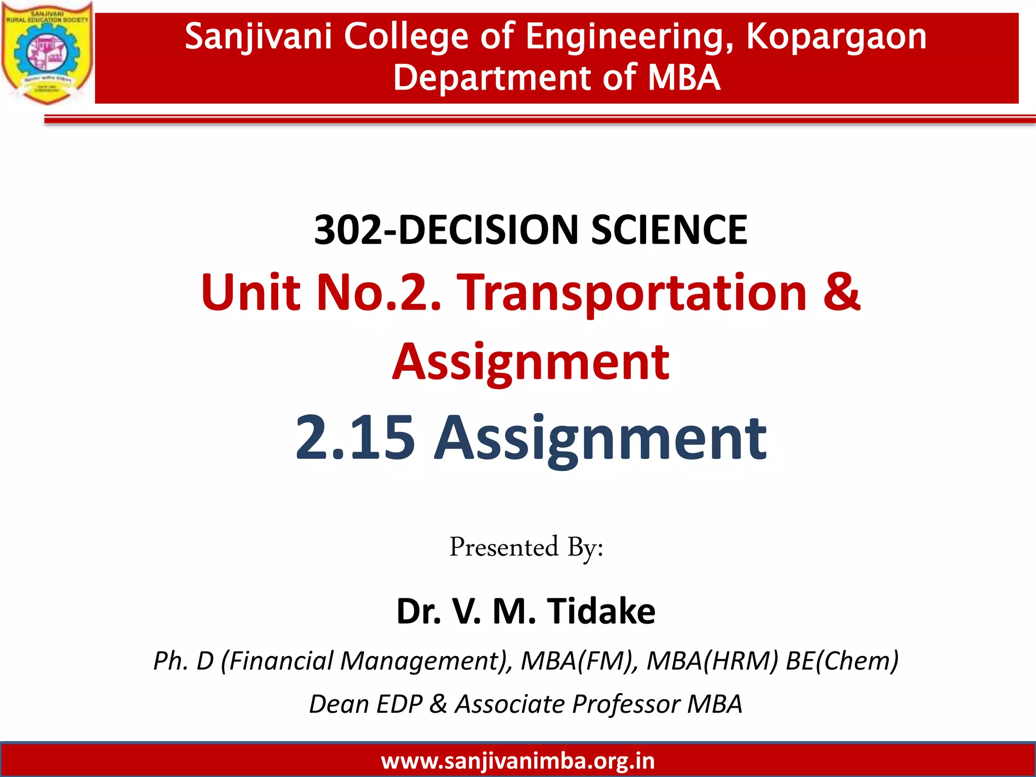 2.15 introduction to assignment | PPTX