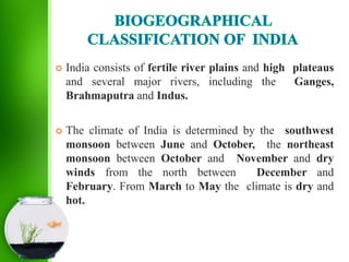 Biogeographical classification of India | PPTX