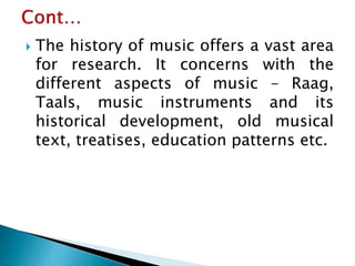 Types of Research in Music | PPTX