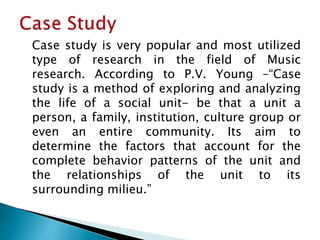 Types of Research in Music | PPTX