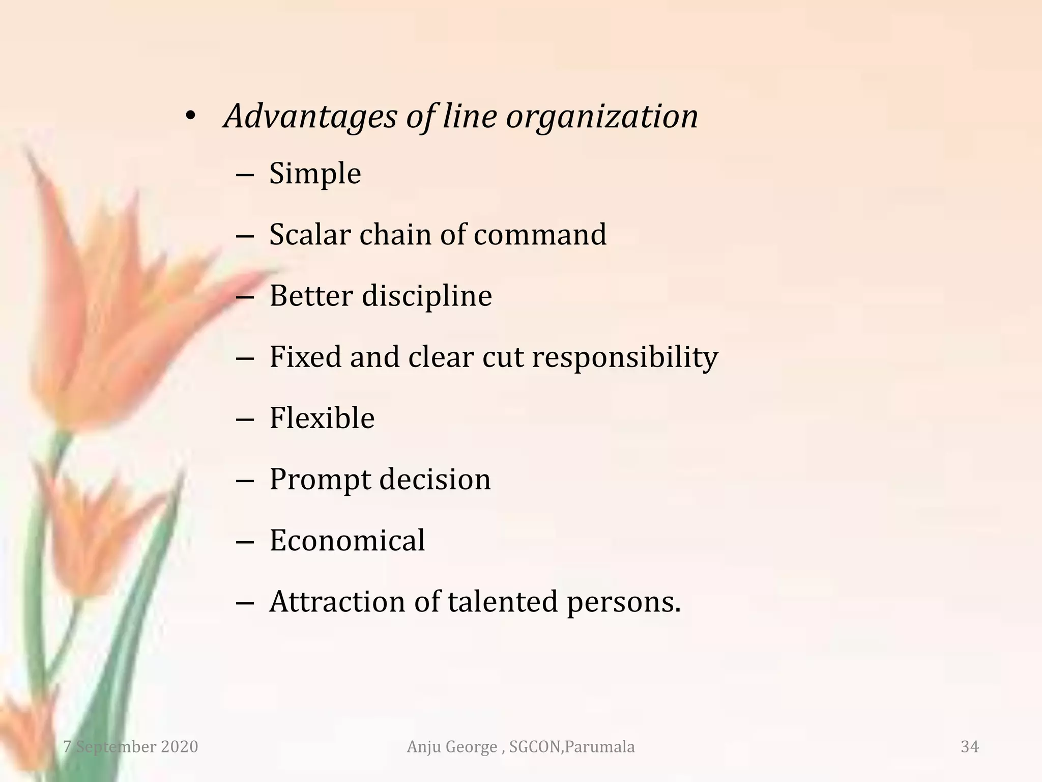 Management process - organizing | PPTX