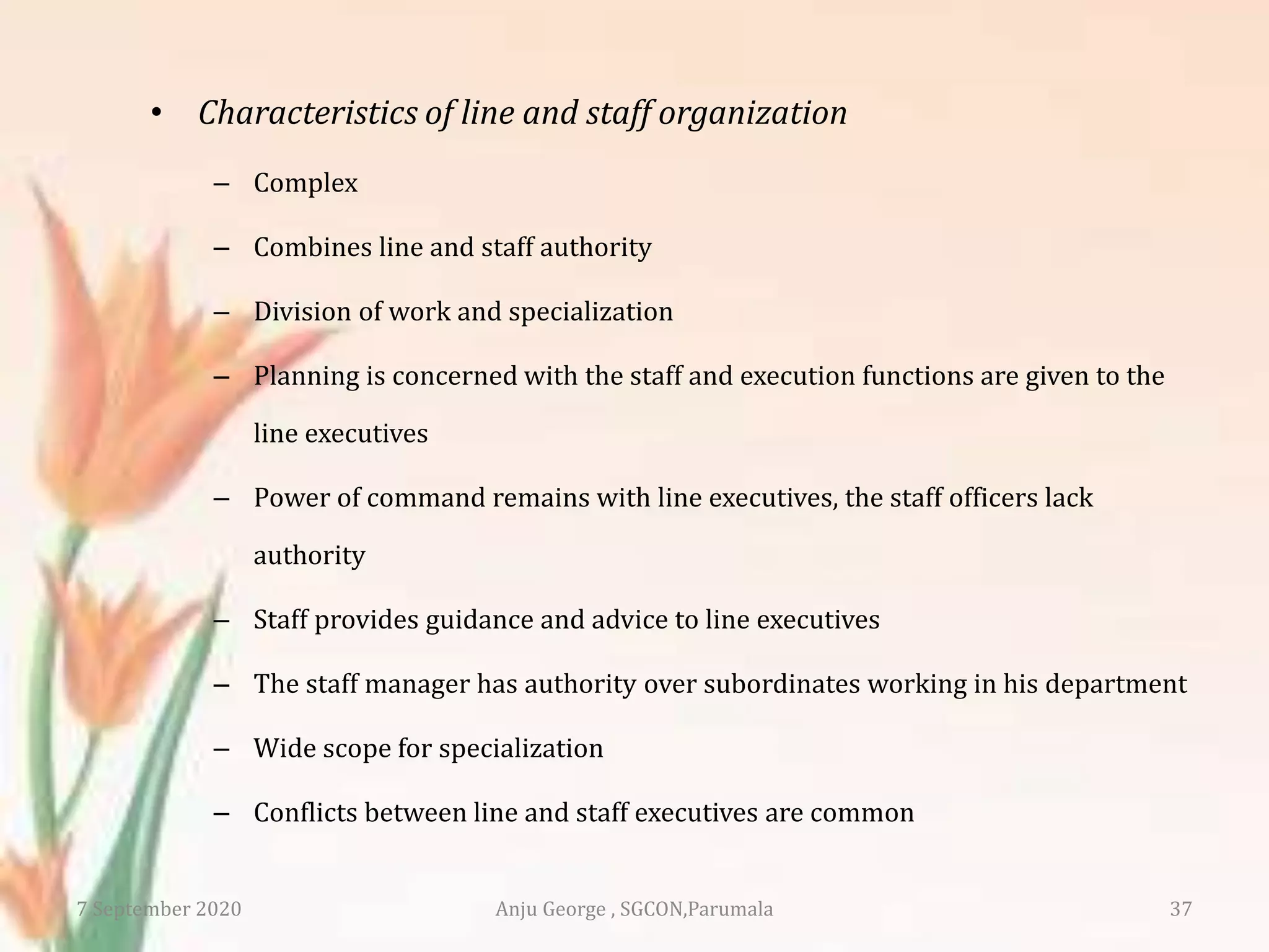 Management process - organizing | PPTX