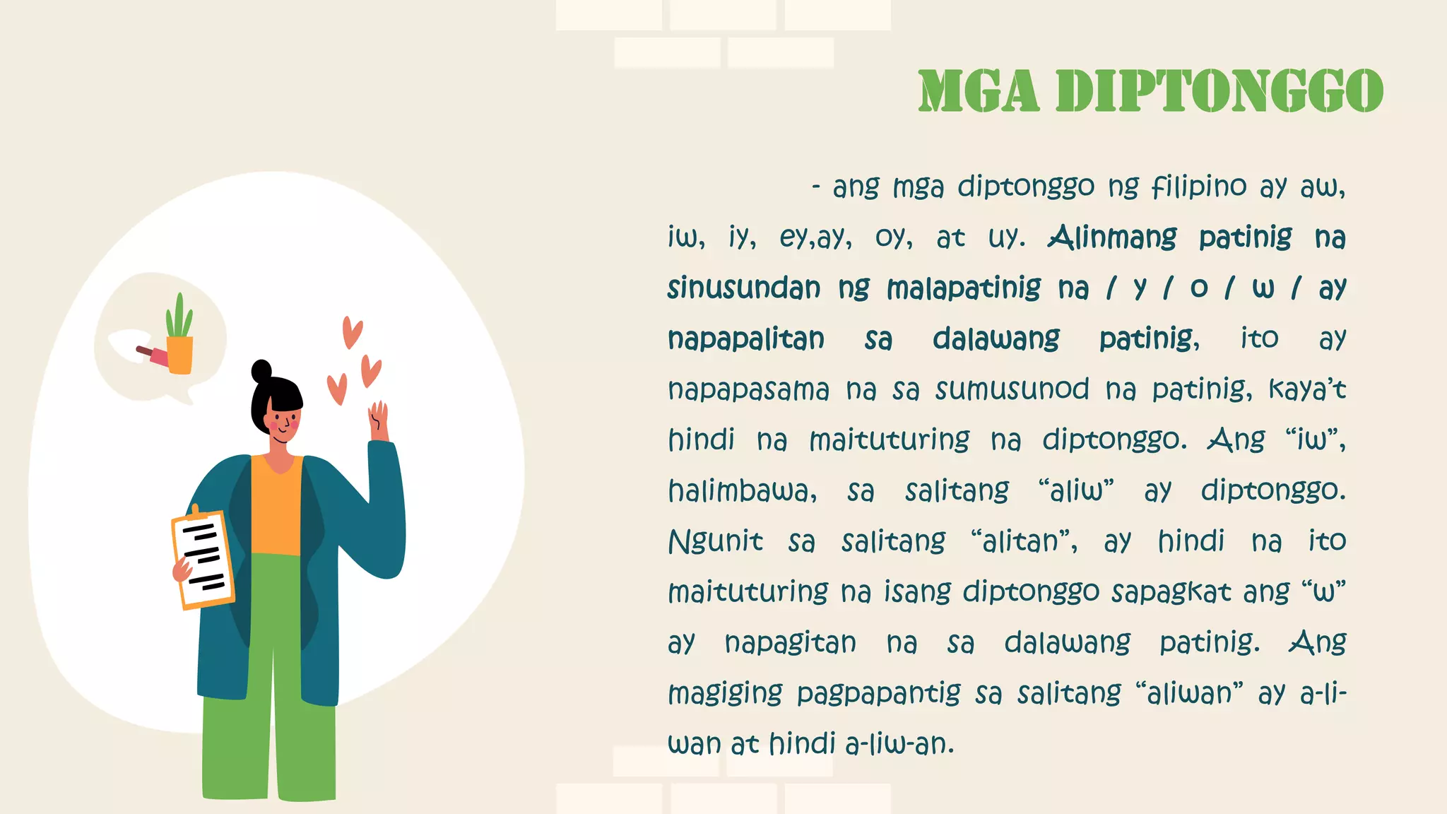 ANG DIPTONGGO NG WIKANG FILIPINO | PPTX