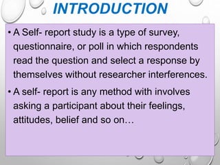 2. self report & ac.record | PPTX | Educational Assessment | Education