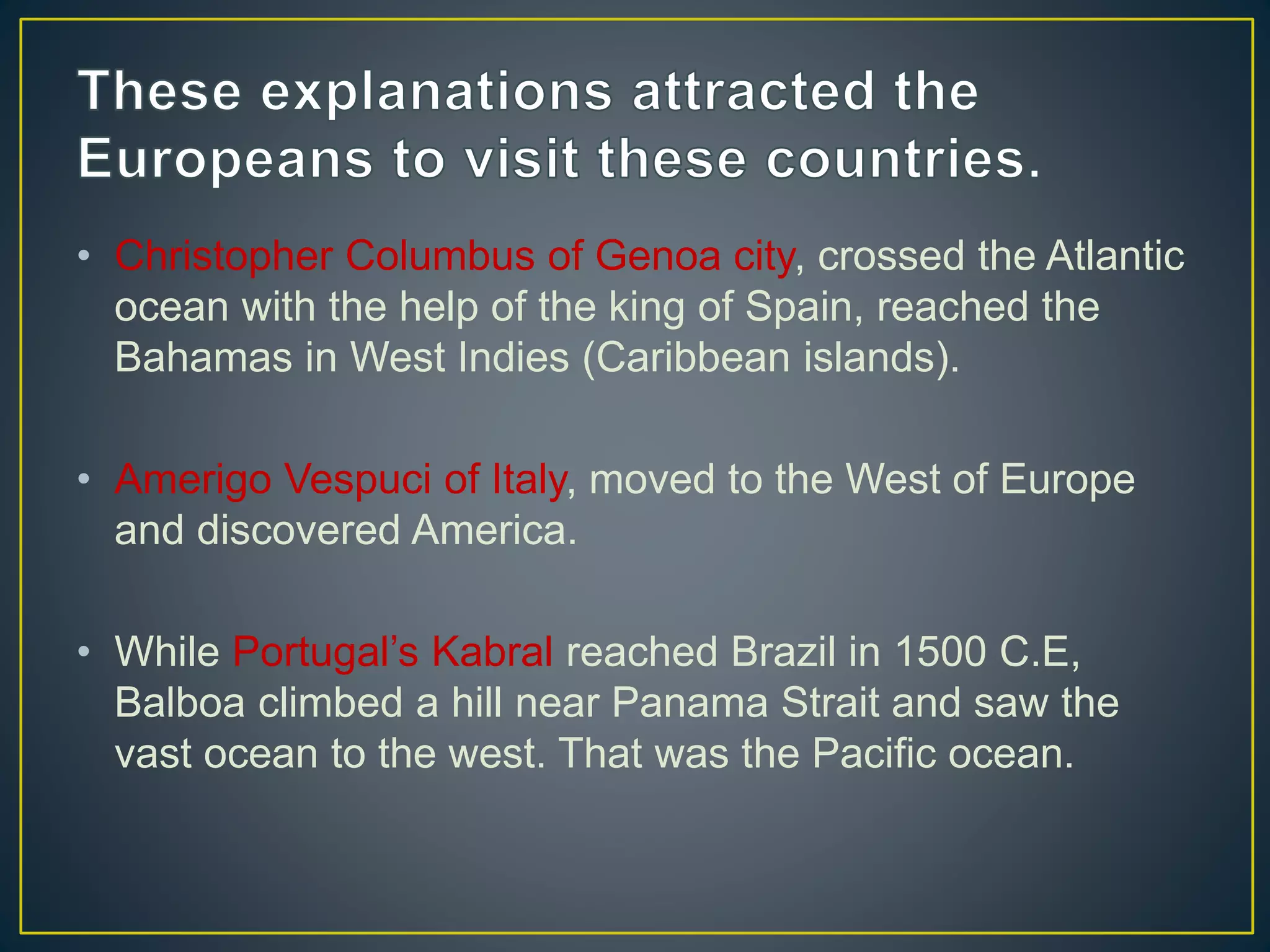 2. geographical explorations | PPTX