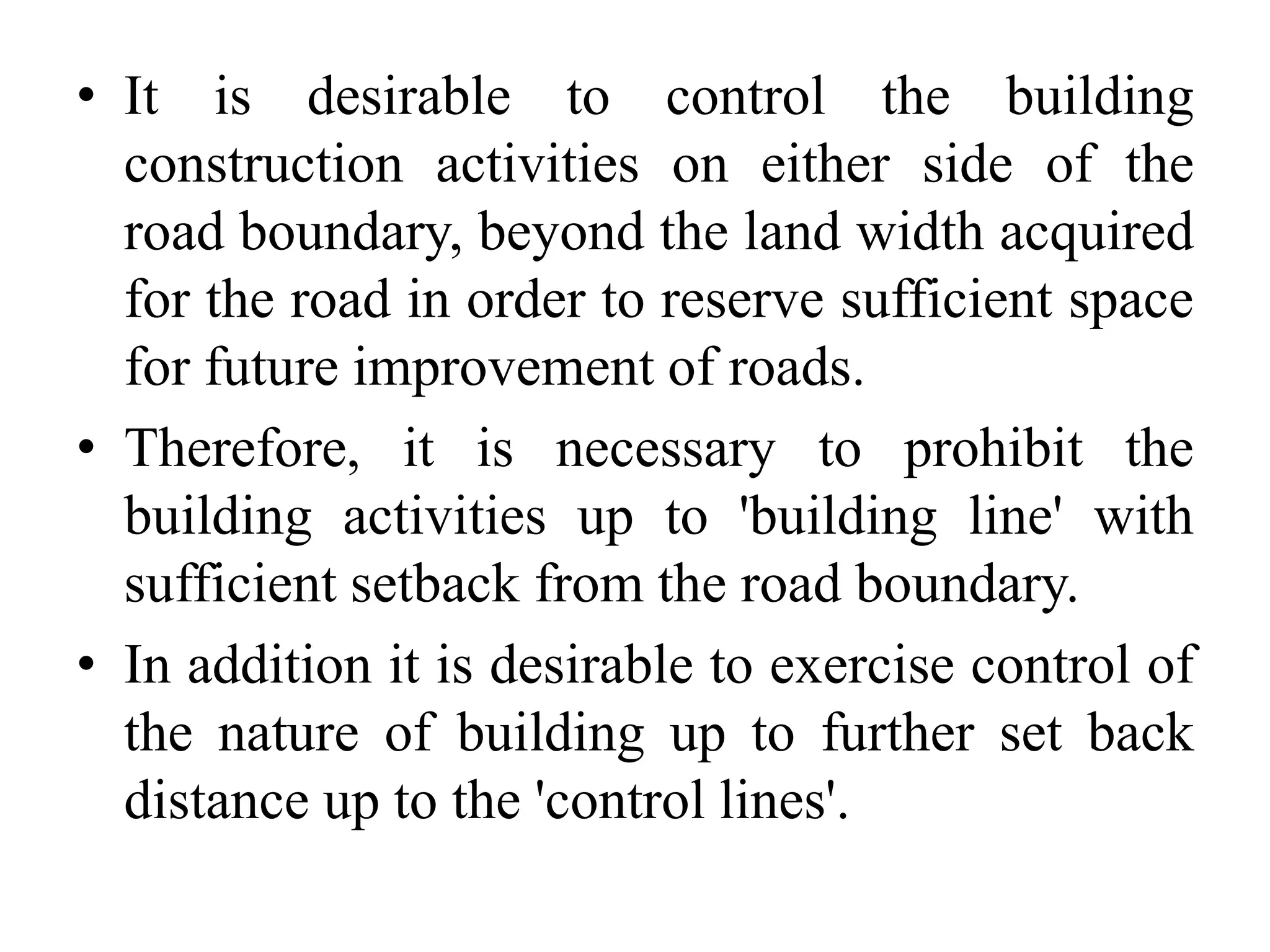 Width of formation or Roadway , Right of way and land width, Typical ...
