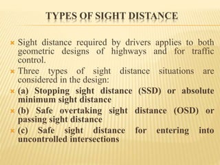 SIGHT DISTANCE | PPTX