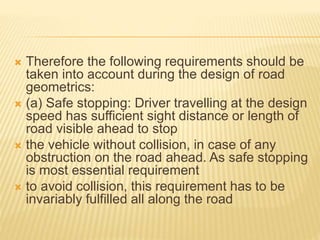SIGHT DISTANCE | PPTX