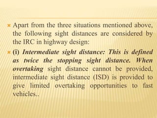 SIGHT DISTANCE | PPTX