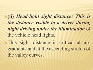 SIGHT DISTANCE | PPTX
