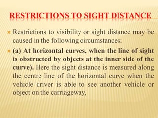 SIGHT DISTANCE | PPTX