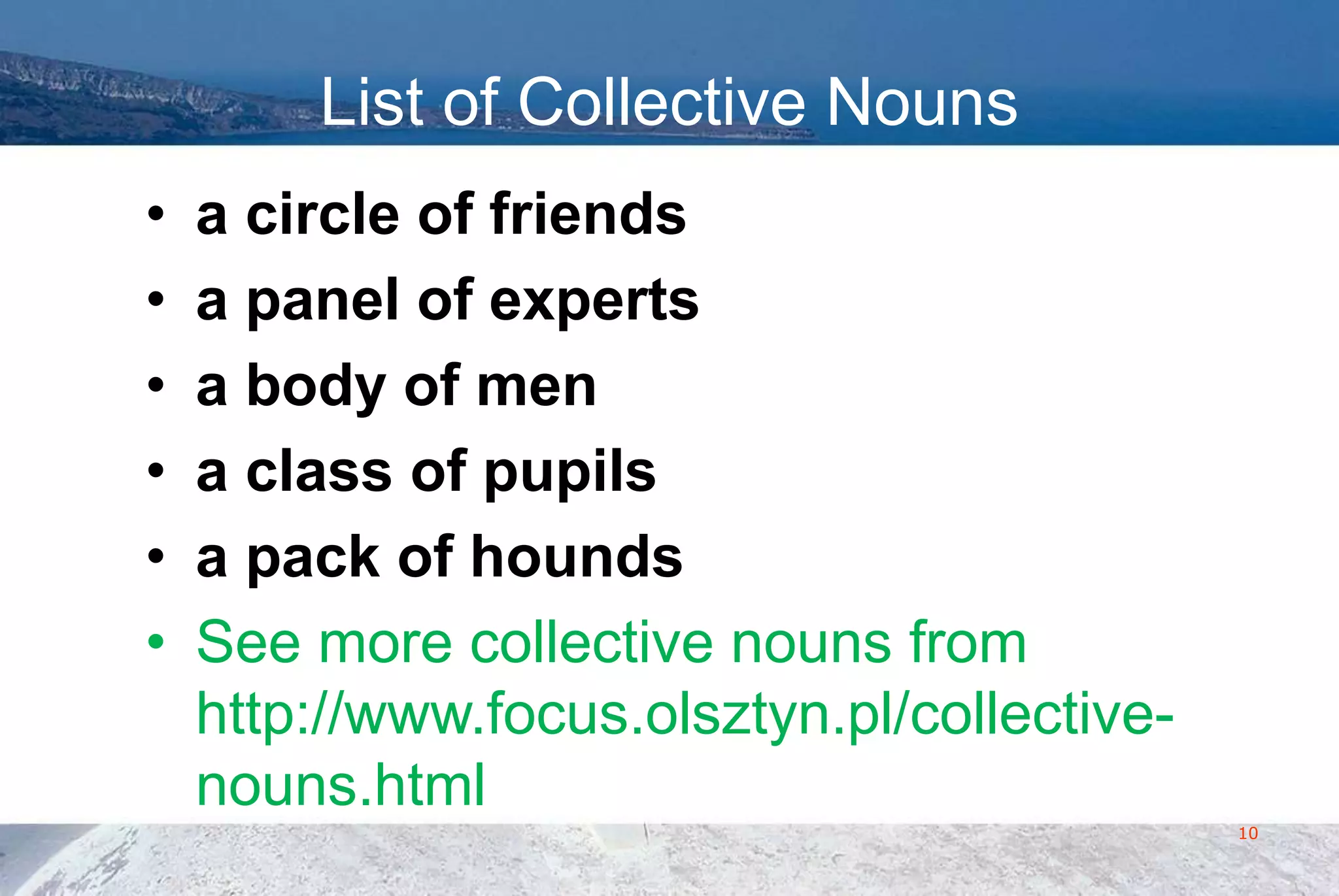 Functional English 03. Noun, Number, Gender | PPT