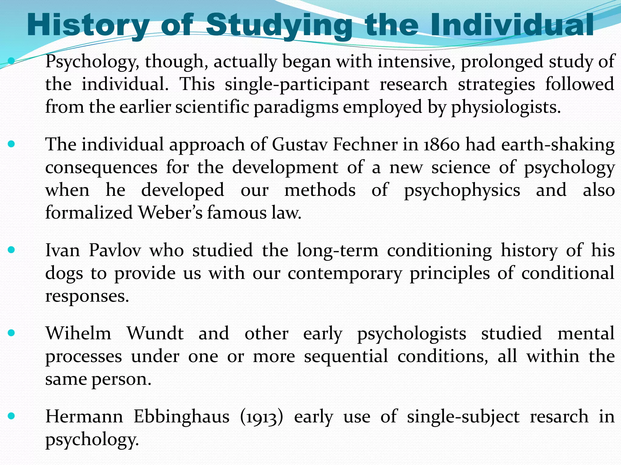 Single Subject Design - Research Design | PPTX