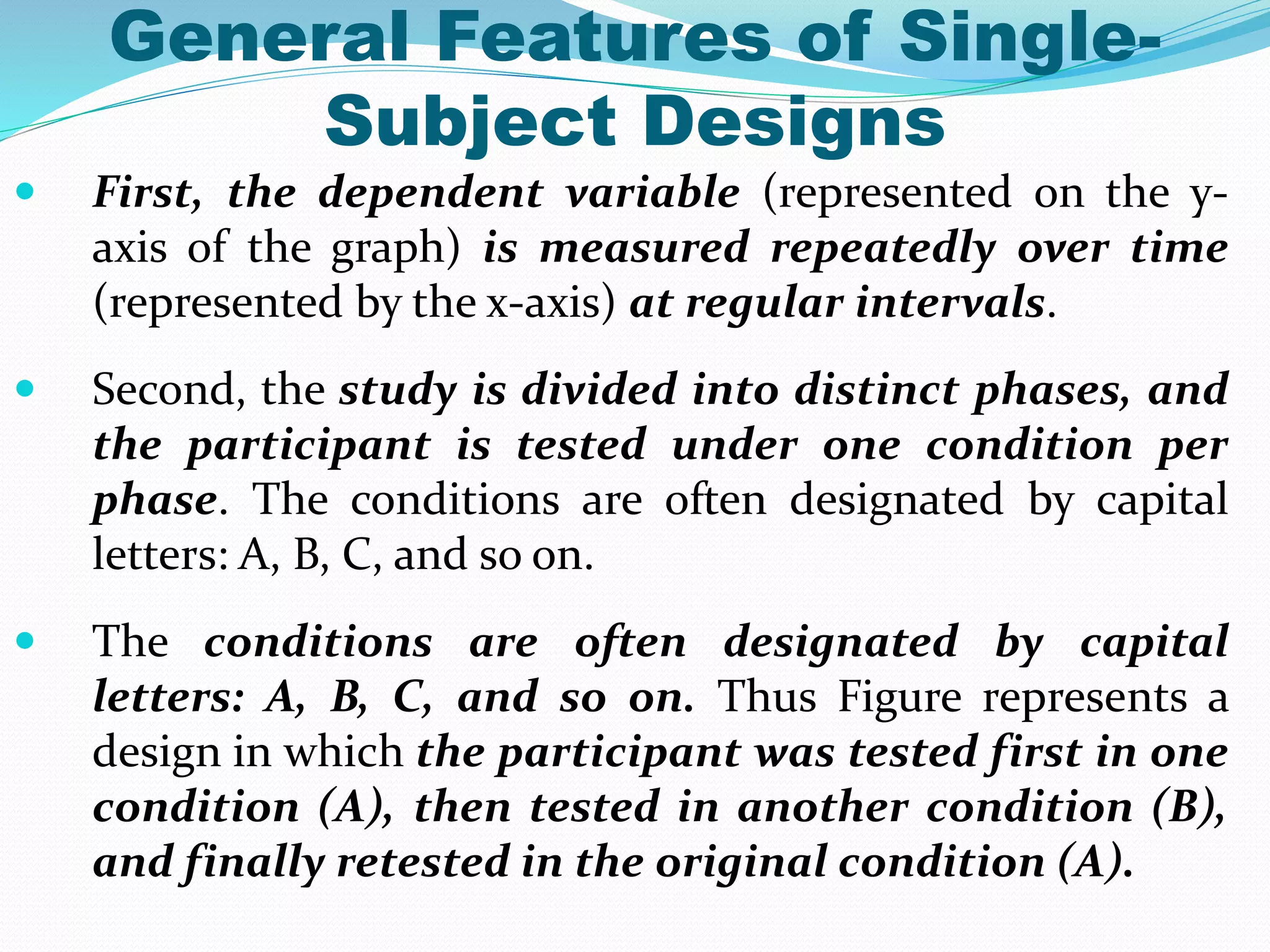 Single Subject Design - Research Design | PPTX
