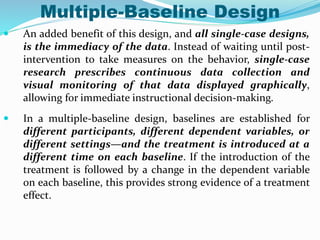 Single Subject Design - Research Design | PPTX