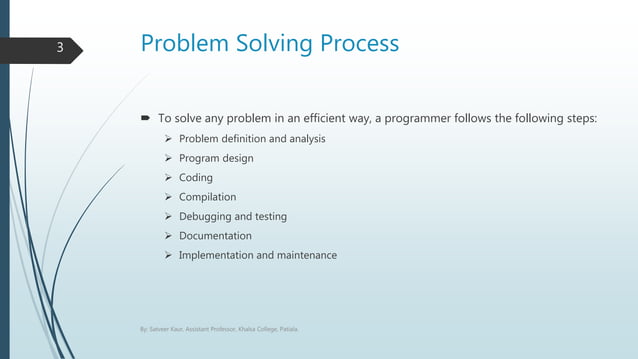 Problem solving process | PPT