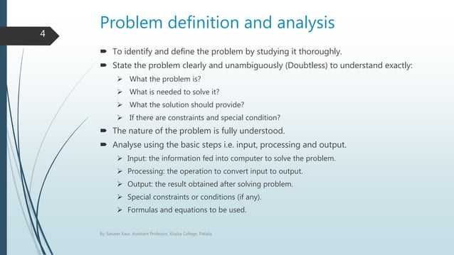 Problem solving process | PPT