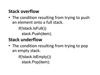 2.1 STACK & QUEUE ADTS | PPT
