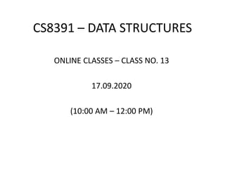 2.1 STACK & QUEUE ADTS | PPTX