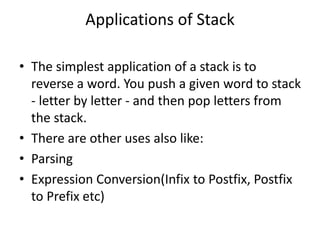 2.1 STACK & QUEUE ADTS | PPTX