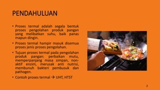 2. proses termal | PPTX