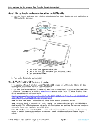 2.3.8 lab---navigate-the-ios-by-using-tera-term-for-console-connectivity (1) | PDF
