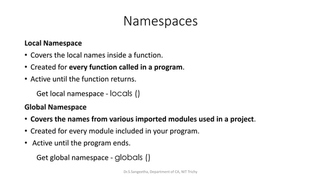 Namespaces Pdf Programming Languages Computing