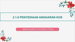 2.1.6 anggaran kos perbelanjaan tingkatan 1 pdf | PDF
