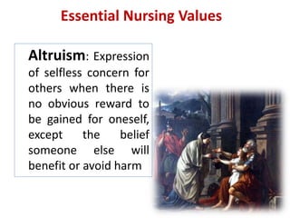 2. Essential values in nursing | PPTX