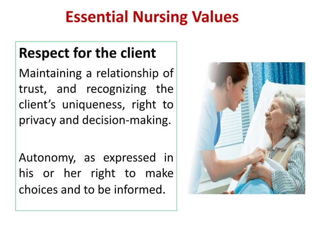 2. Essential values in nursing | PPTX