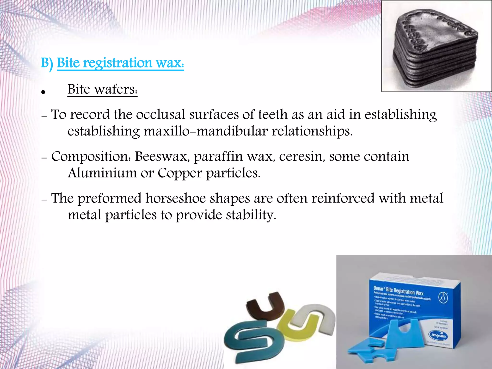 Dental waxes | PPT