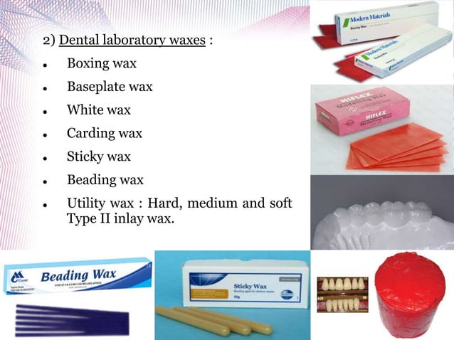 Dental waxes | PPT