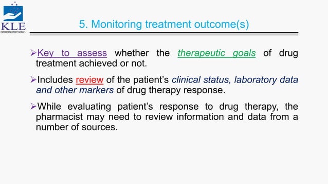 Drug Therapy Monitoring | PDF | Physical Therapy | Wellness