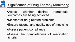 Drug Therapy Monitoring | PDF