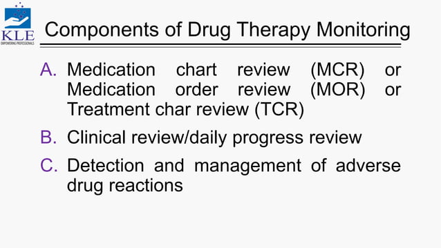 Drug Therapy Monitoring | PDF | Physical Therapy | Wellness