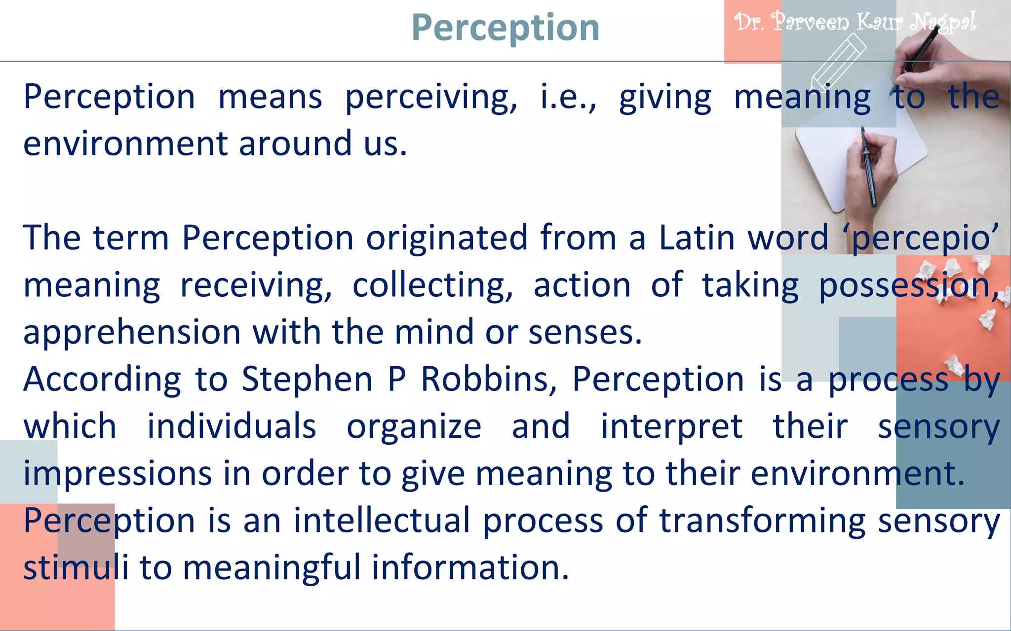 2. Thinking, Learning, Perception | PDF